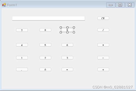 C窗体实现简单计算器功能用c创建一个窗体文件实现计数器的加减乘除功能的窗体界面 Csdn博客