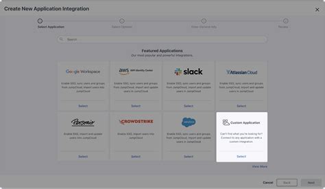 create saml application with jumpcloud