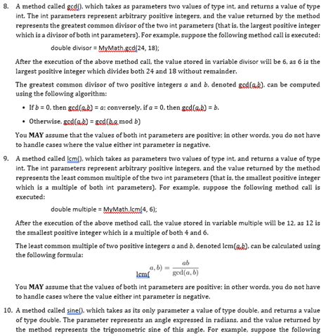 Solved Assignment Unit 8 Methods Arrays And The Java