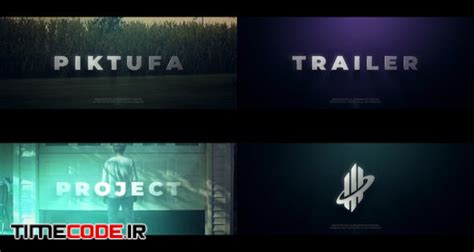 دانلود پروژه آماده افتر افکت تریلر Trailer Intro تایم کد