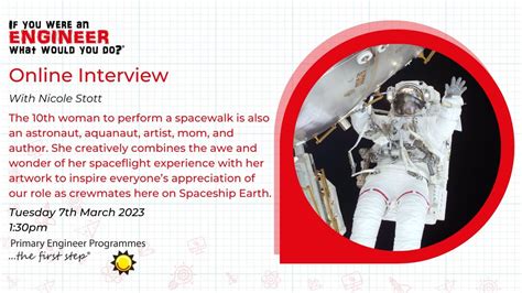 What I Learnt In Space With Nicole Stott Meet An Engineer┃primary