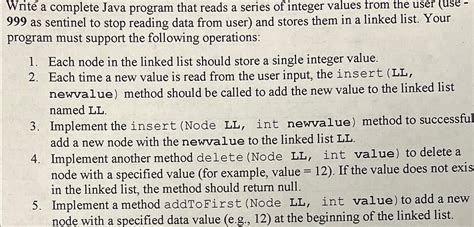 Solved Write A Complete Java Program That Reads A Series Of