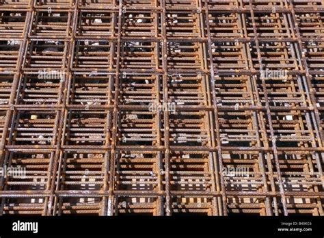 Structural Steel Grid Stock Photo Alamy