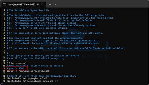How Can I Determine The Port On Which Mysqlmariadb Is Running On An Ubuntu Server Accuwebhosting
