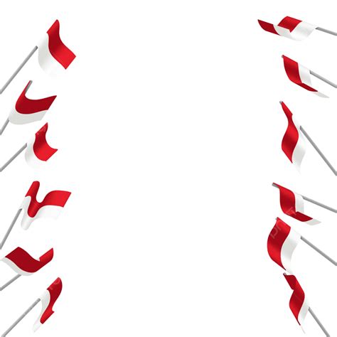 인도네시아 국기 빨간색과 흰색 깃발 행복한 리 깃발 Png 일러스트 및 Psd 이미지 무료 다운로드 Pngtree