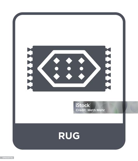 흰색 바탕에 깔 개 아이콘 벡터 양탄자 유행 가득 가구와 가구 컬렉션에서 아이콘 담요에 대한 스톡 벡터 아트 및 기타 이미지