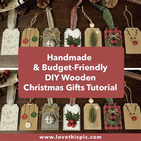Handmade And Budget Friendly Diy Wooden Christmas Ts Tutorial