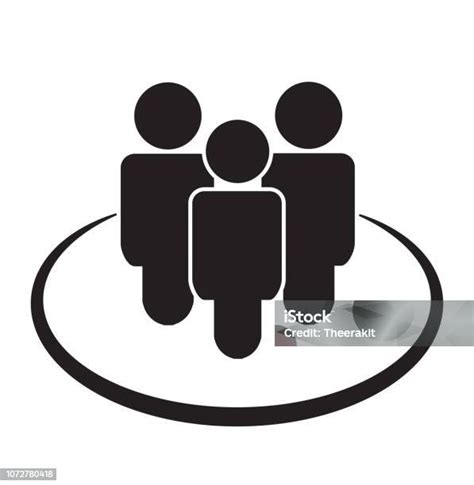 흰색 바탕에 인적 자원 아이콘입니다 플랫 스타일입니다 웹 사이트 디자인 로고 Ui 애플 리 케이 션에 대 한 사무실 작업자