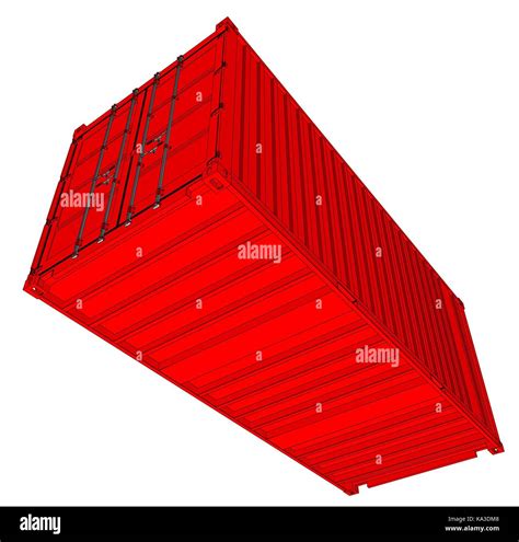 Vector Of Cargo Container Stock Vector Image And Art Alamy