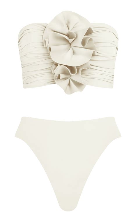 MAYGEL CORONEL Exclusive Melao Bikini Os White Editorialist
