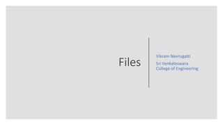 Python Files PPT