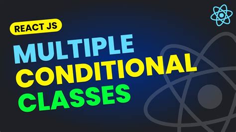 Add Toggle Multiple Conditional Classes Using React Js React Js Tutorial Youtube
