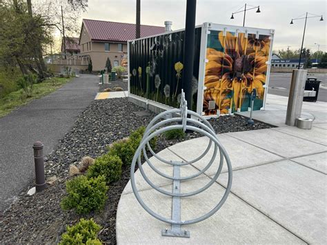 Mural Art Beautifies Shipping Container At Columbia Gardens Port Of