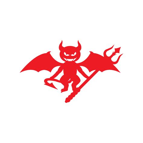 Devil Logo Vector Template 35827485 Vector Art At Vecteezy