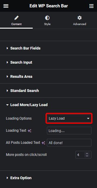 How To Add Ajax Lazy Load To Search Result In Elementor The Plus Addons For Elementor