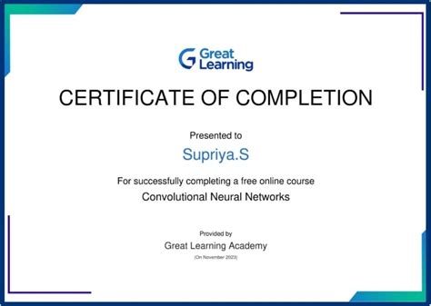 Supriya S On Linkedin Completed Great Learning Course About