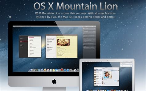 OS X Mountain Lion The Features