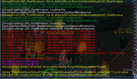 Ec Double Clicking The Target Window To Attack Often Does Not Work Ultima Online Forums