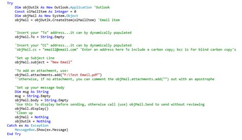 Solved EMERGENCY Need To Change Sender When Using Outlook Mailitem Object In VB NET Code