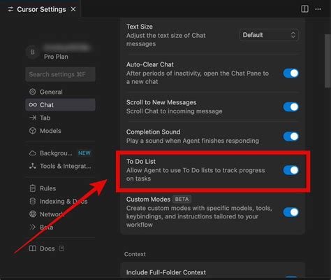 Cursorai V110 Now Has To Do List This Allows Agent To Use To Do Lists To Track Progress On