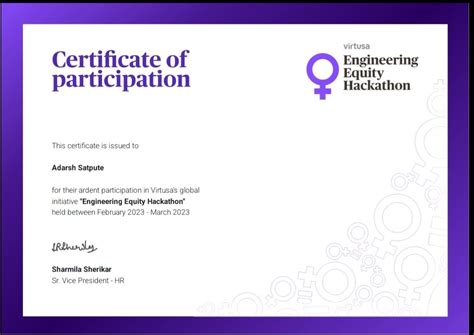 Adarsh Satpute On Linkedin Virtusa Hackathon2023