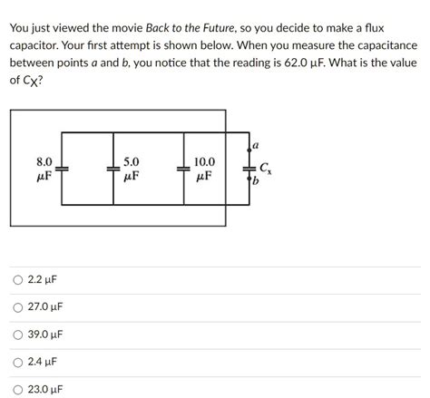 You Just Viewed The Movie Back To The Future So You Decide To Make A Flux Capacitor Your First