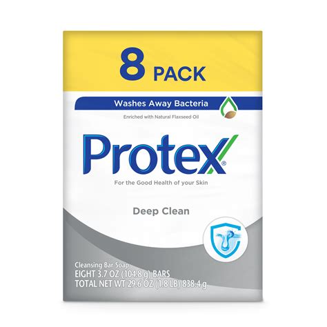 Protex Bar Soap Deep Clean 8 Pack 3 7 Oz