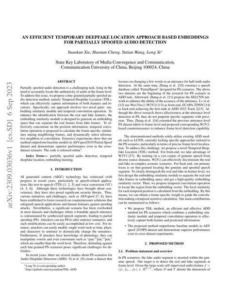 Pdf An Efficient Temporary Deepfake Location Approach Based