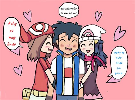 Ash X May Ash X Dawn Advanceshipping Pearlshiping By Joaquin5622784 On Deviantart