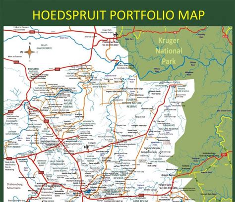 Hoedspruit Portfolio Map Greater Kruger