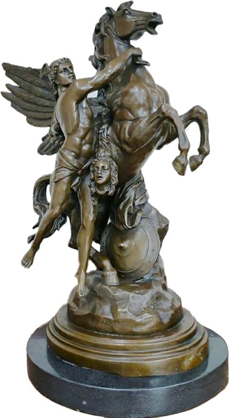 Perseus And Pegasus Bronze Statue Sculpture American Bronzes