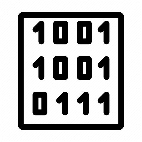 Binary Code Icon Download On Iconfinder On Iconfinder