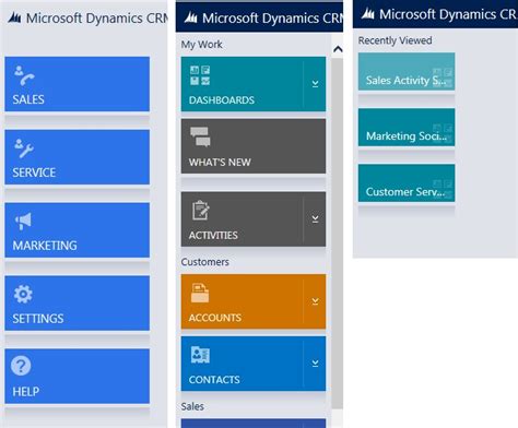 Microsoft Dynamics Crm 2015 Left Navigation Solution Magnetism