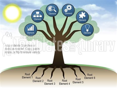 Tree Diagrams Graphic For PowerPoint Presentation Templates