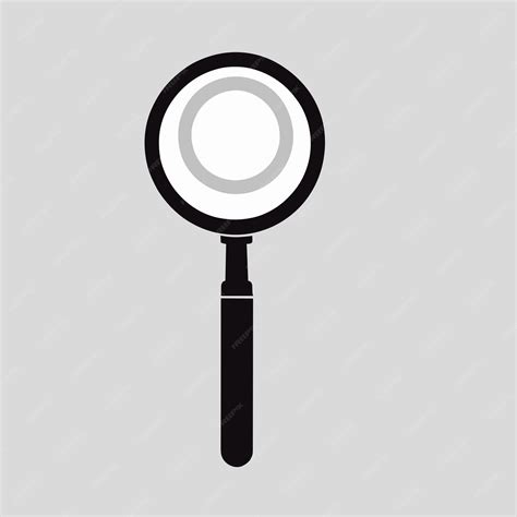 Premium Vector Magnifying Glass Icon Logo Concept Magnifier Cartoon