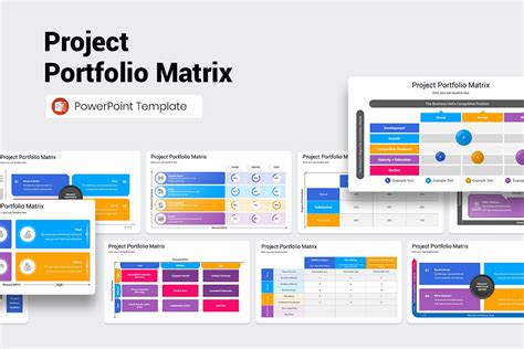 Project Portfolio Matrix Powerpoint Template Nulivo Market