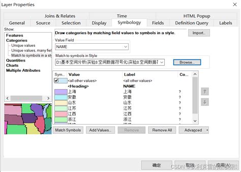 arcgis进行空间数据符号化 arcgis符号化 csdn博客
