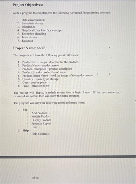 Solved Write A Program That Implements The Following