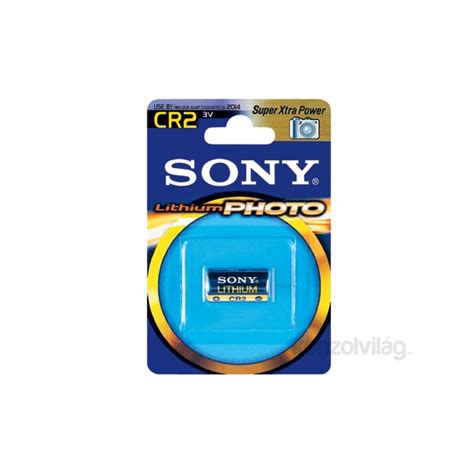 Sony 1db Cr2 Litium Fotó Elem Pc Konzolvilág