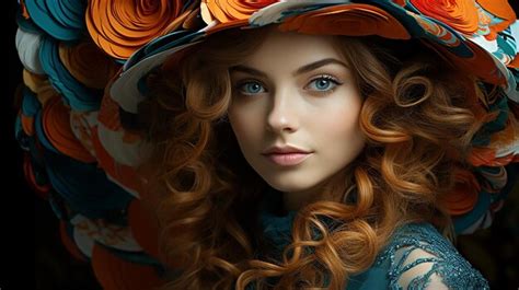 Feminine Beauty In Fibonacci Sequence Premium AI Generated Image