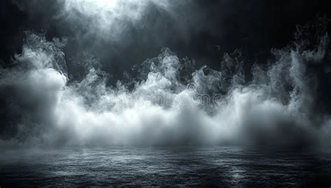 Dark Storm Clouds Over Wet Landscape Create Mystery Generated By Ai