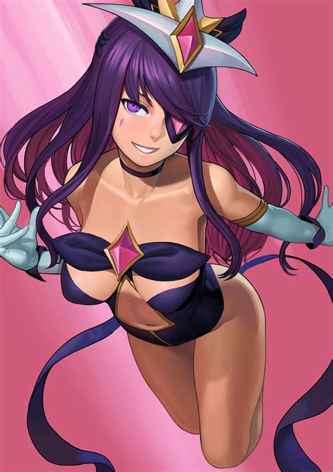 Syndra And Star Guardian Syndra League Of Legends Drawn By Lasterk