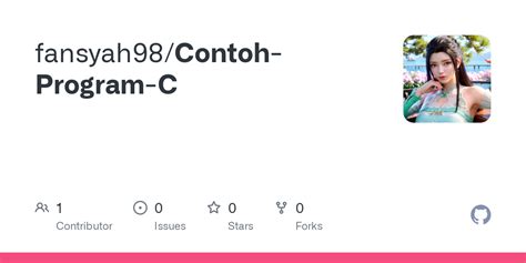 Github Fansyah98contoh Program C