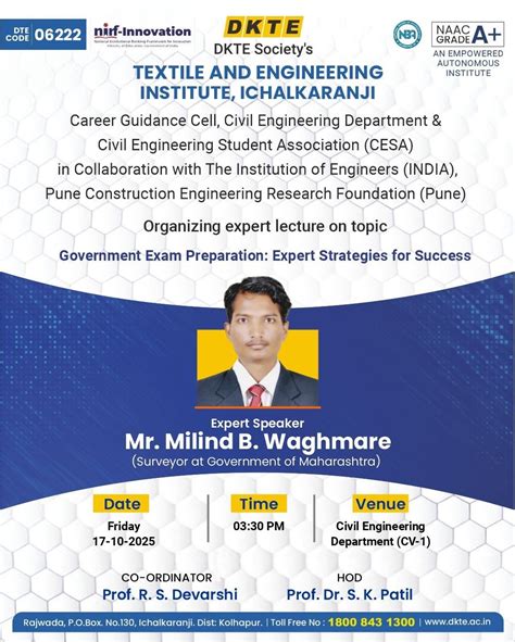 Dkte Civilengineering Careerguidance Governmentexampreparation Expertsession Dktes