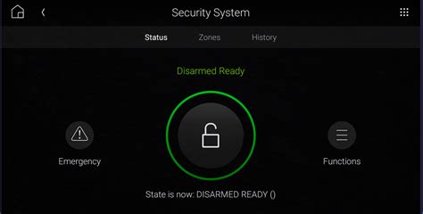 Using Security Panel Controls