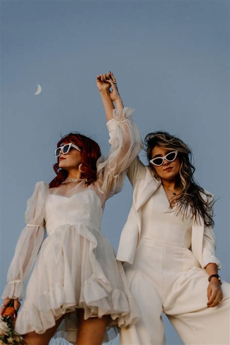 Same Sex Styled Elopement On A Dry Lake Bed In Joshua Tree Artofit