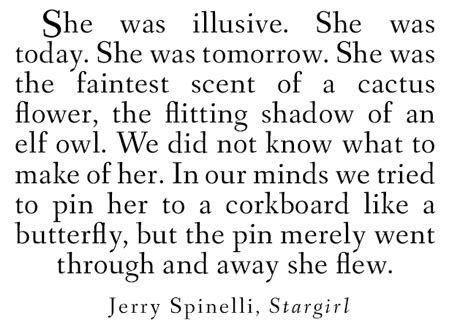 Stargirl By Jerry Spinelli Quotes