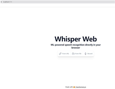 从零开始打造你的专属本地语音转文本系统whisper Web操作指南 腾讯云开发者社区 腾讯云