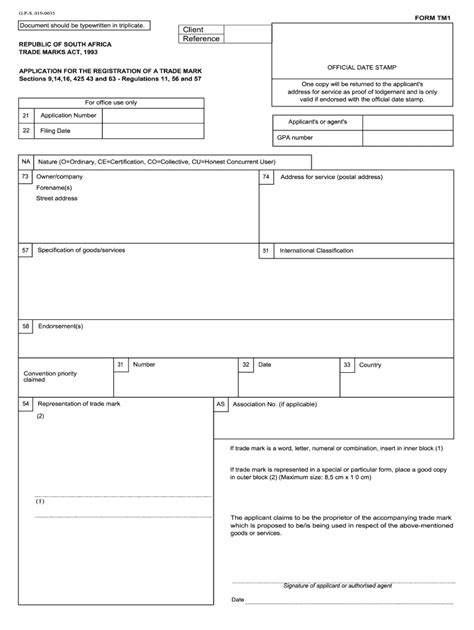 Za Form Tm1 Fill Online Printable Fillable Blank Pdffiller