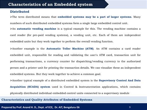 Characteristics And Quality Attributes Of Embedded System Pdf